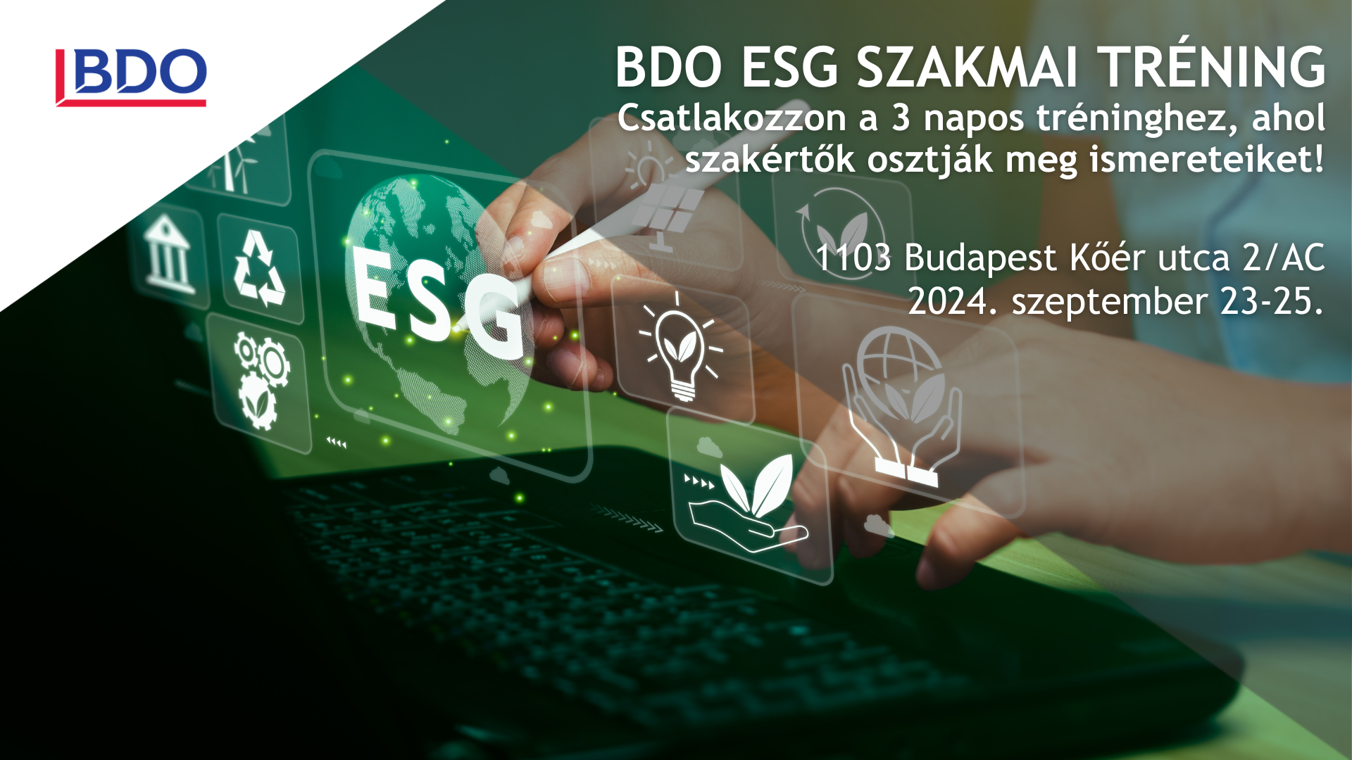 BDO ESG Szakmai Tréning - BDO